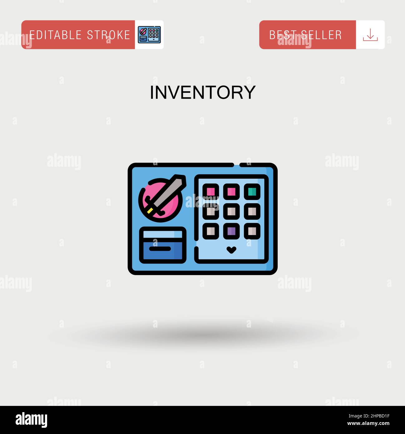 Inventory icon hi-res stock photography and images - Alamy