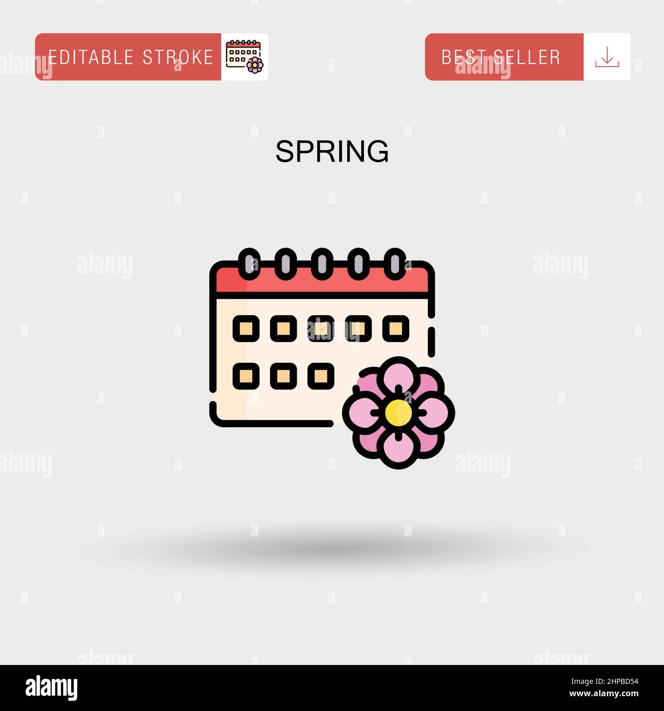 Beautiful spring nature Stock Vector Images - Alamy