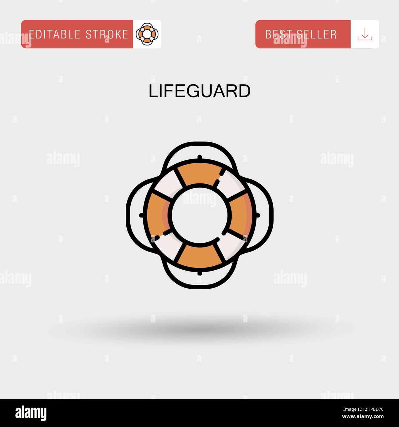 Lifeguard tower illustration Stock Vector Images - Alamy