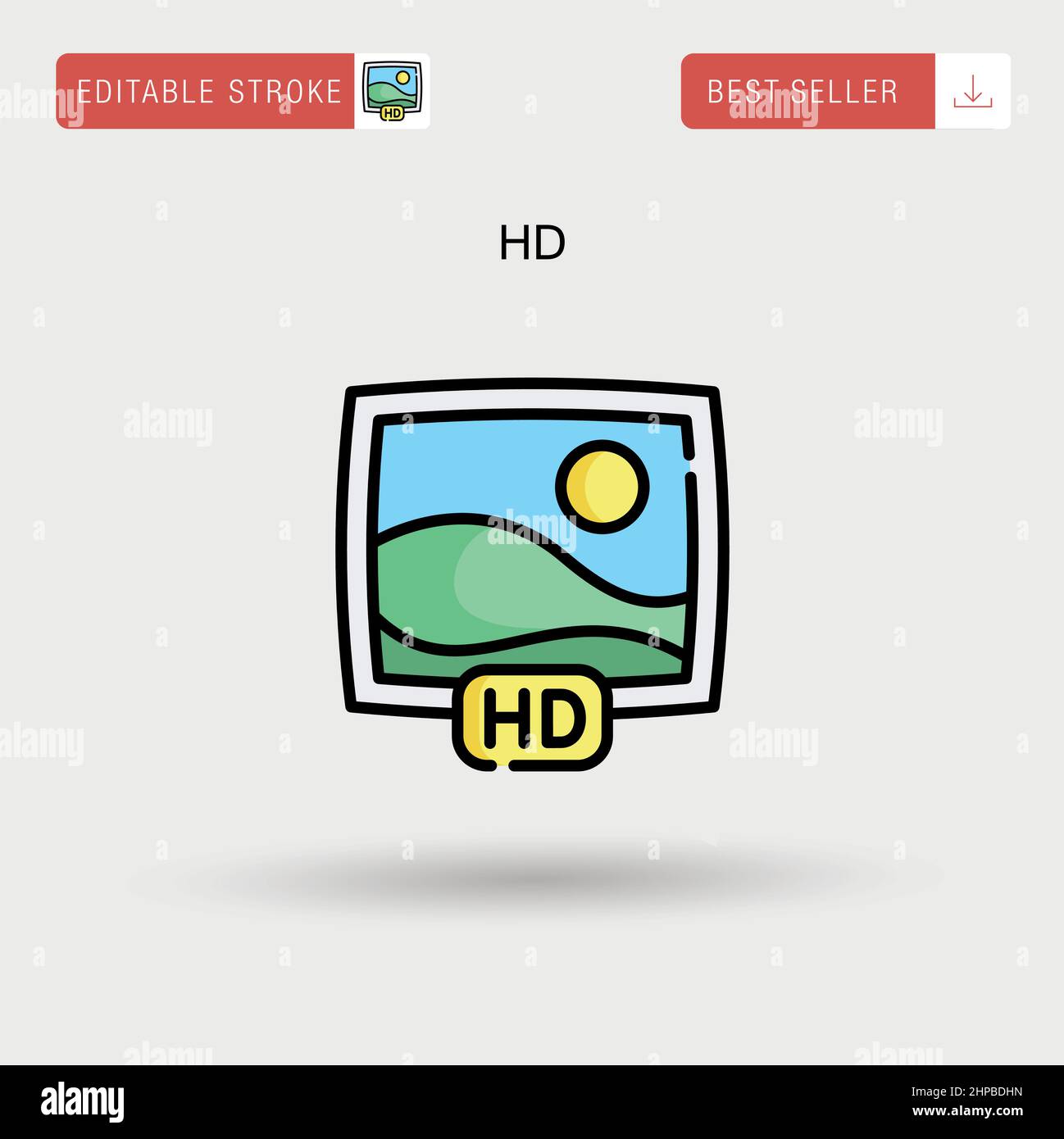 Hd Simple vector icon Stock Vector Image & Art - Alamy