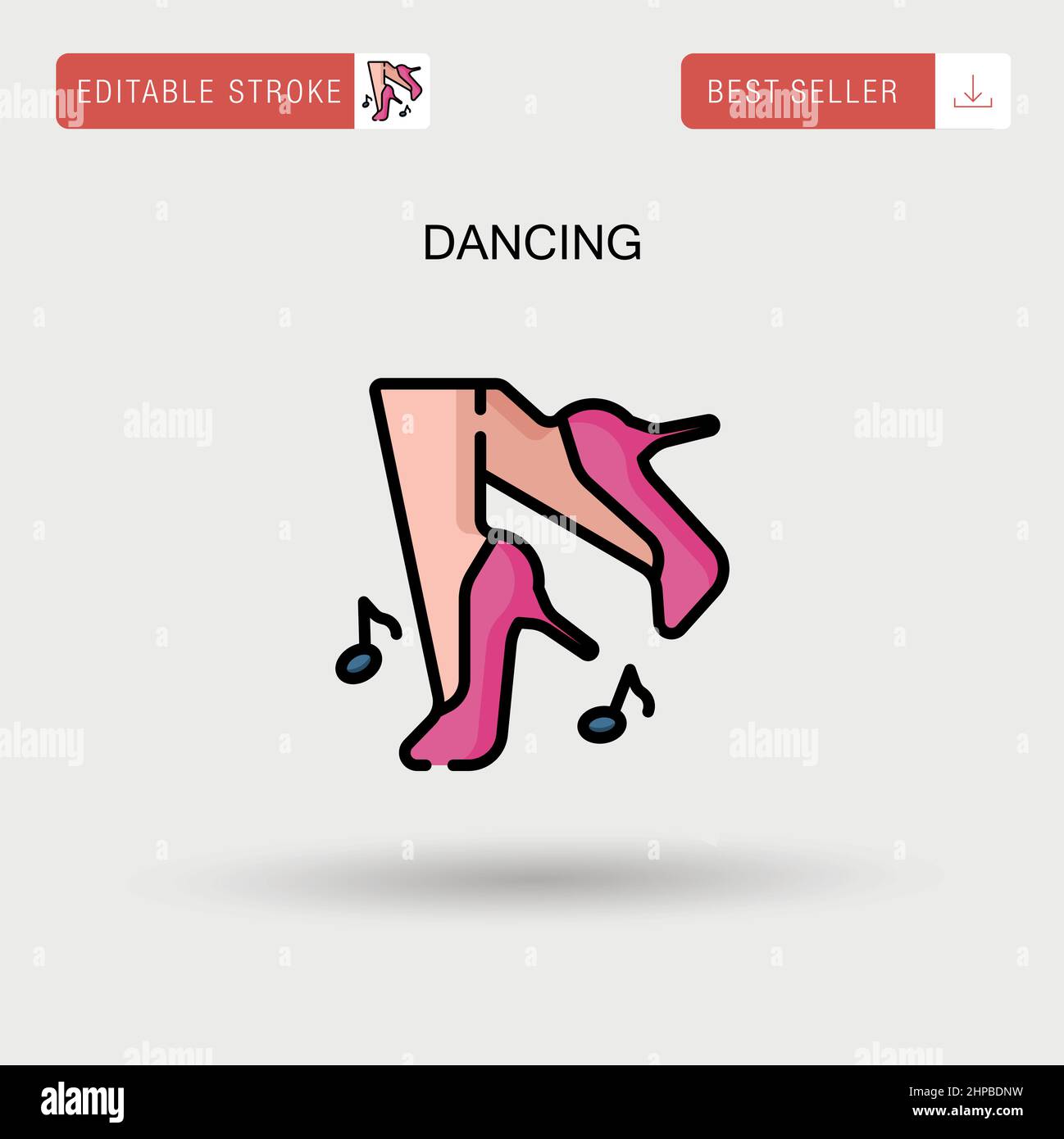 Male dancer studio Stock Vector Images - Alamy