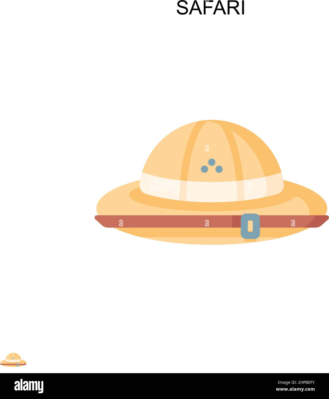 Safari Simple vector icon. Illustration symbol design template for web ...