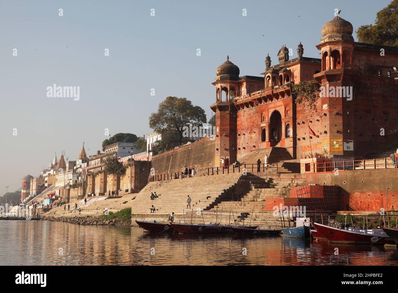 Chetsingh Ghat, formerly the fort of Maharaja Chet Singh on the banks ...