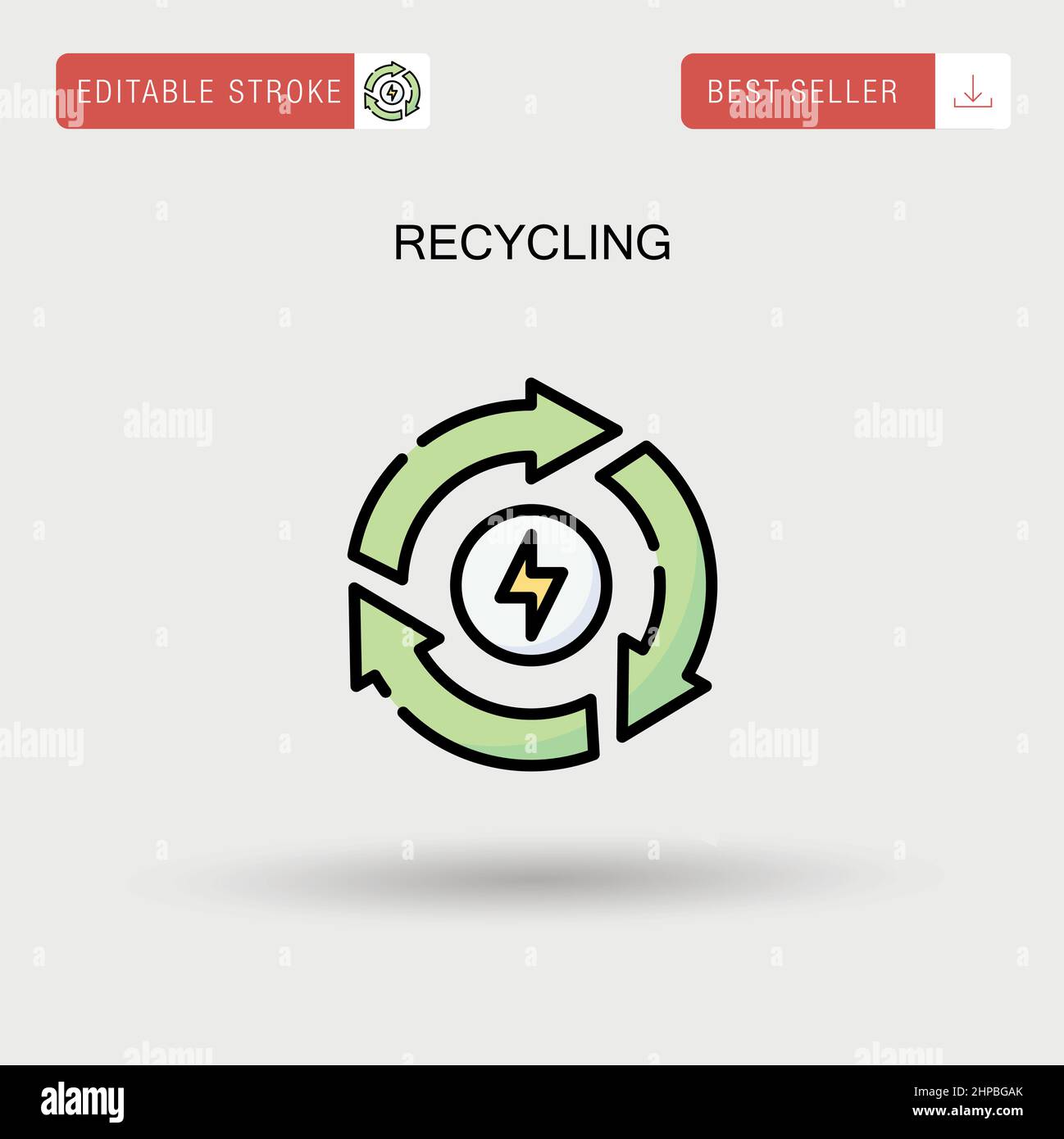 Paper recycling logo Stock Vector Images - Alamy