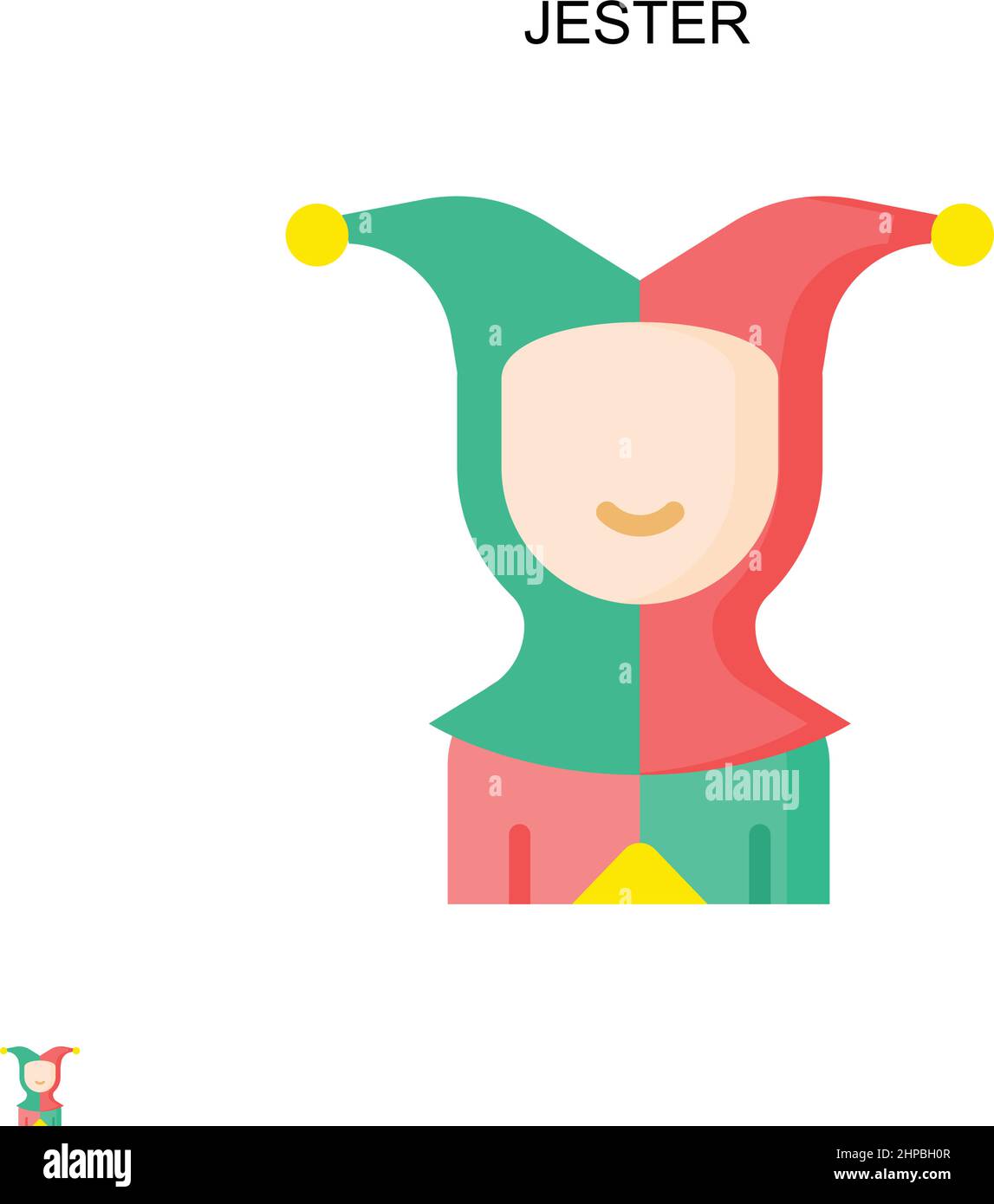 Fool jester cartoon character hi-res stock photography and images - Alamy