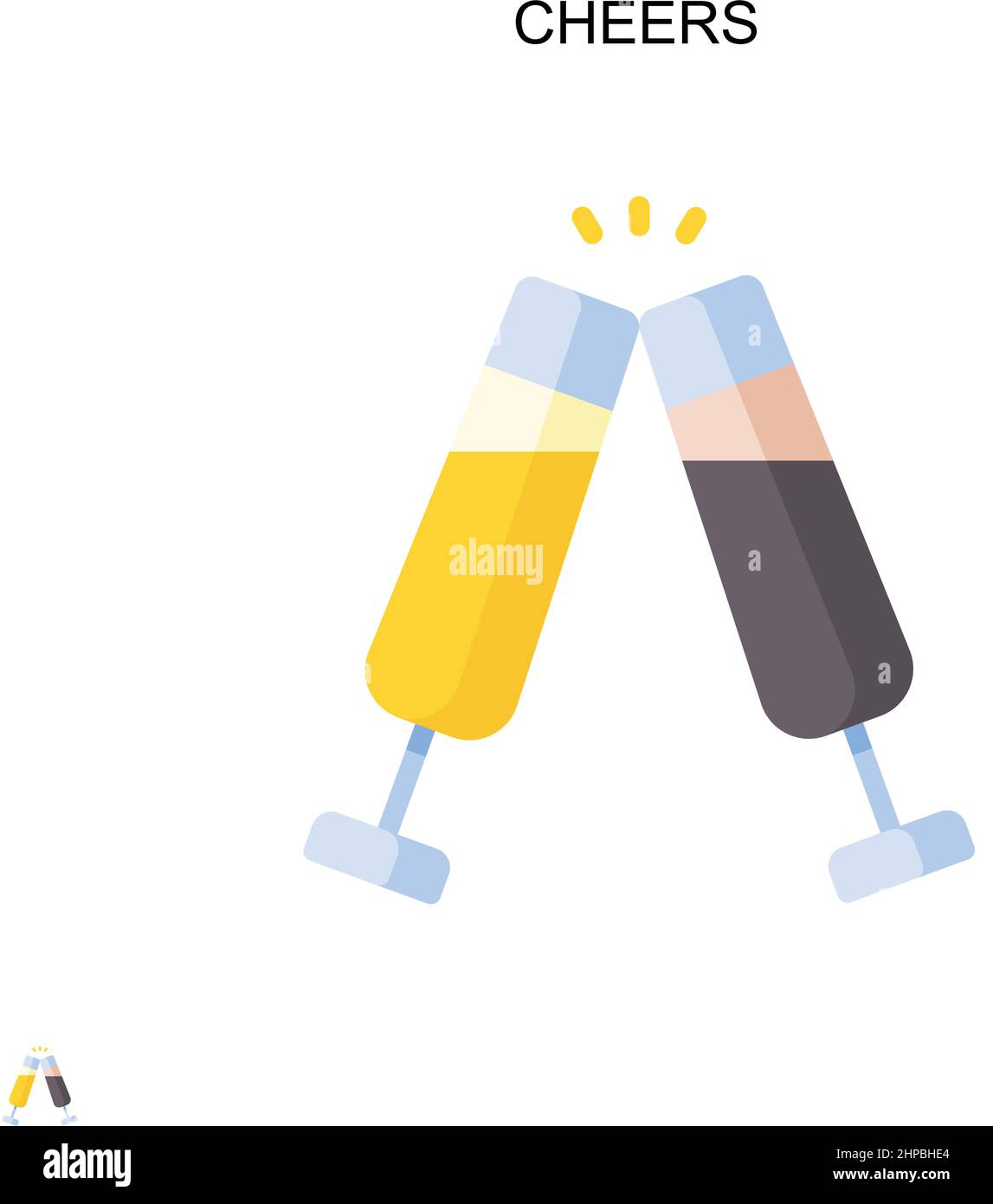 Bar cheers Stock Vector Images - Alamy