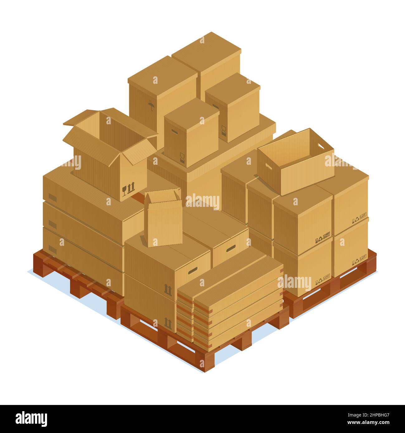 Pasteboard Box Stock Vector Images - Alamy