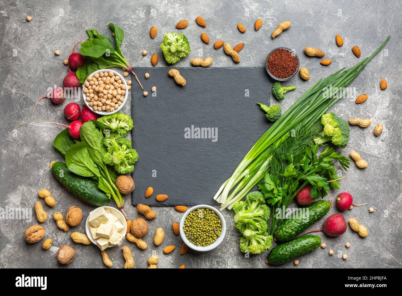 A source of protein for vegetarians. Healthy clean food: greens ...
