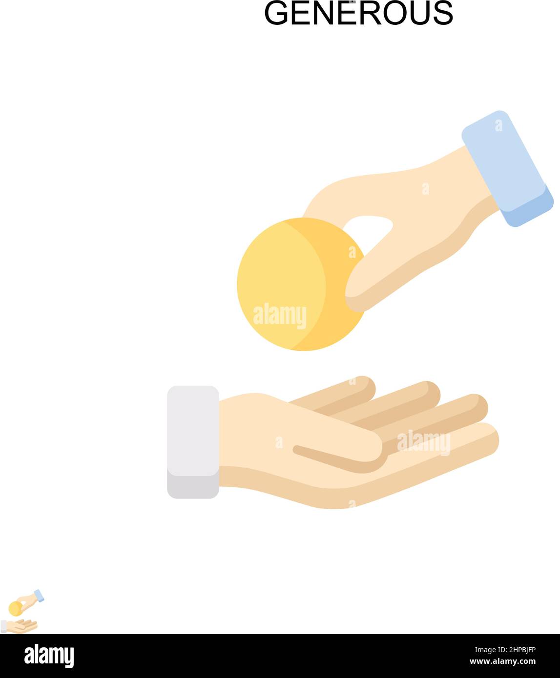 Generous support Stock Vector Images - Alamy