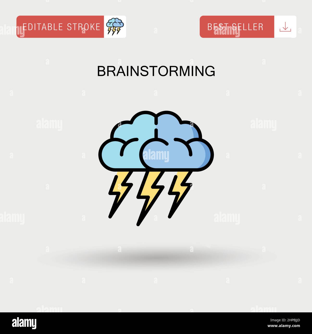 Brainstorming post it note Stock Vector Images - Alamy