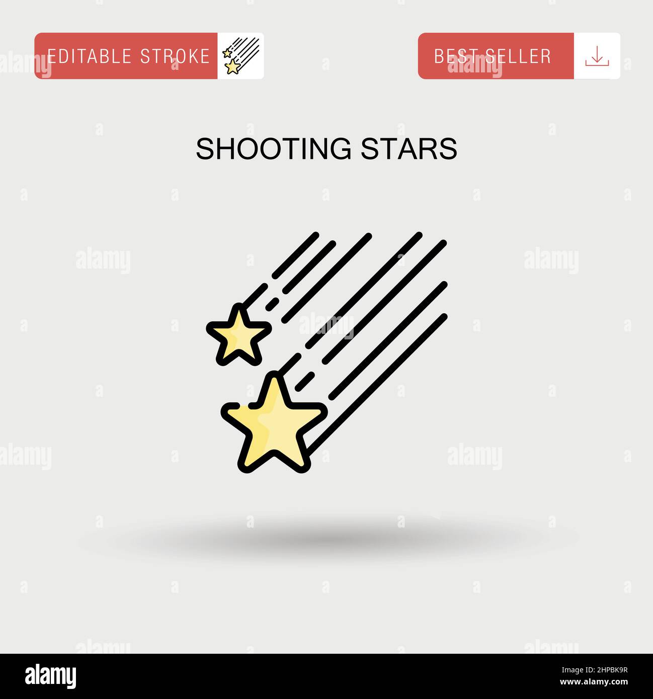 Shooting star vector hi-res stock photography and images - Alamy