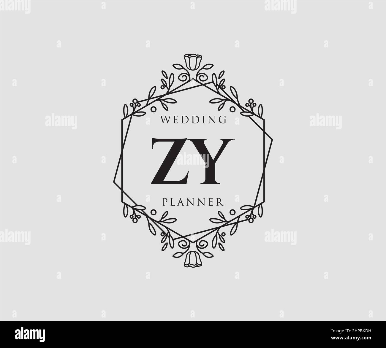Letter zy logos hi-res stock photography and images - Alamy