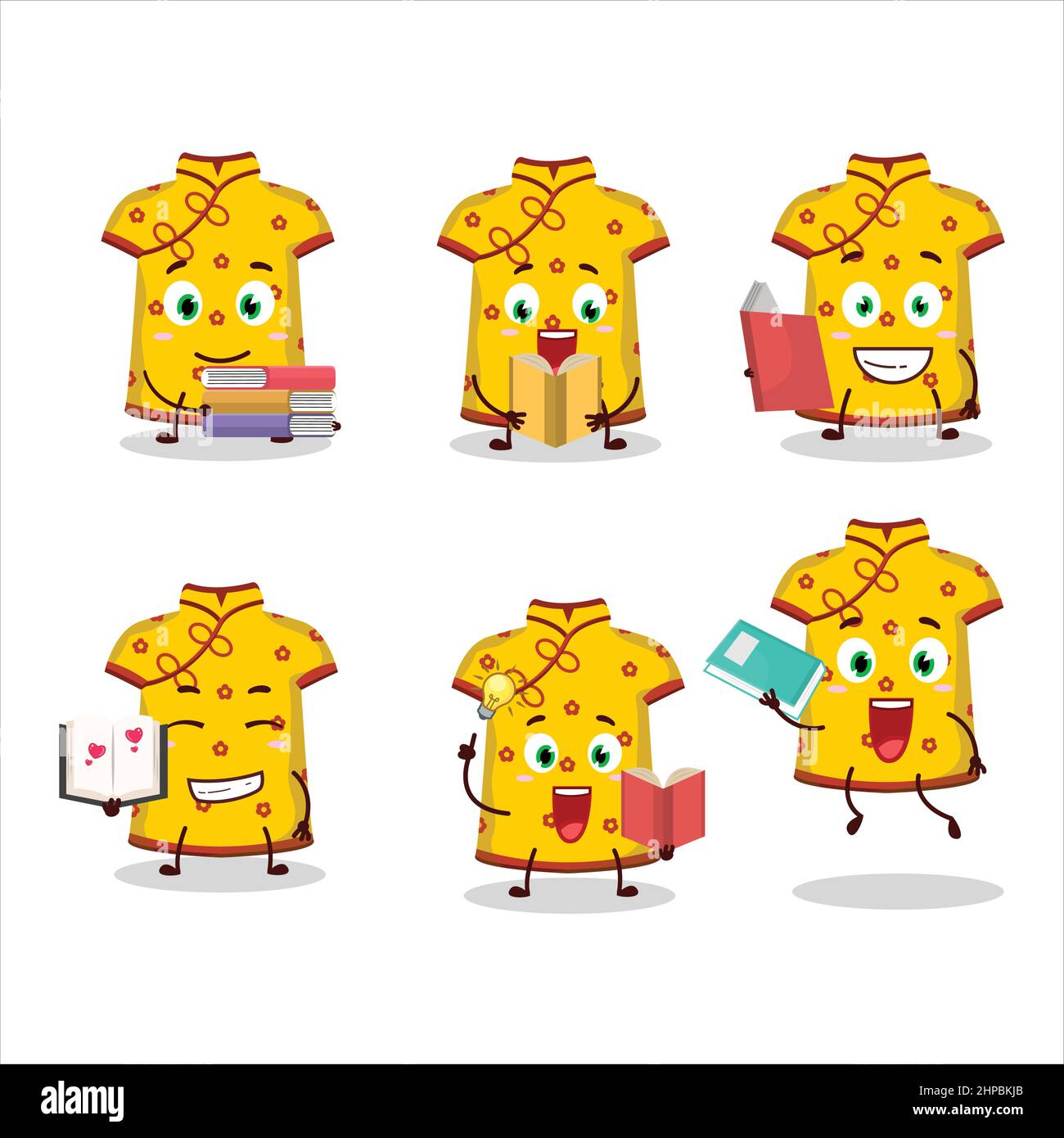 A picture of yellow clothing kids chinese woman cartoon character ...