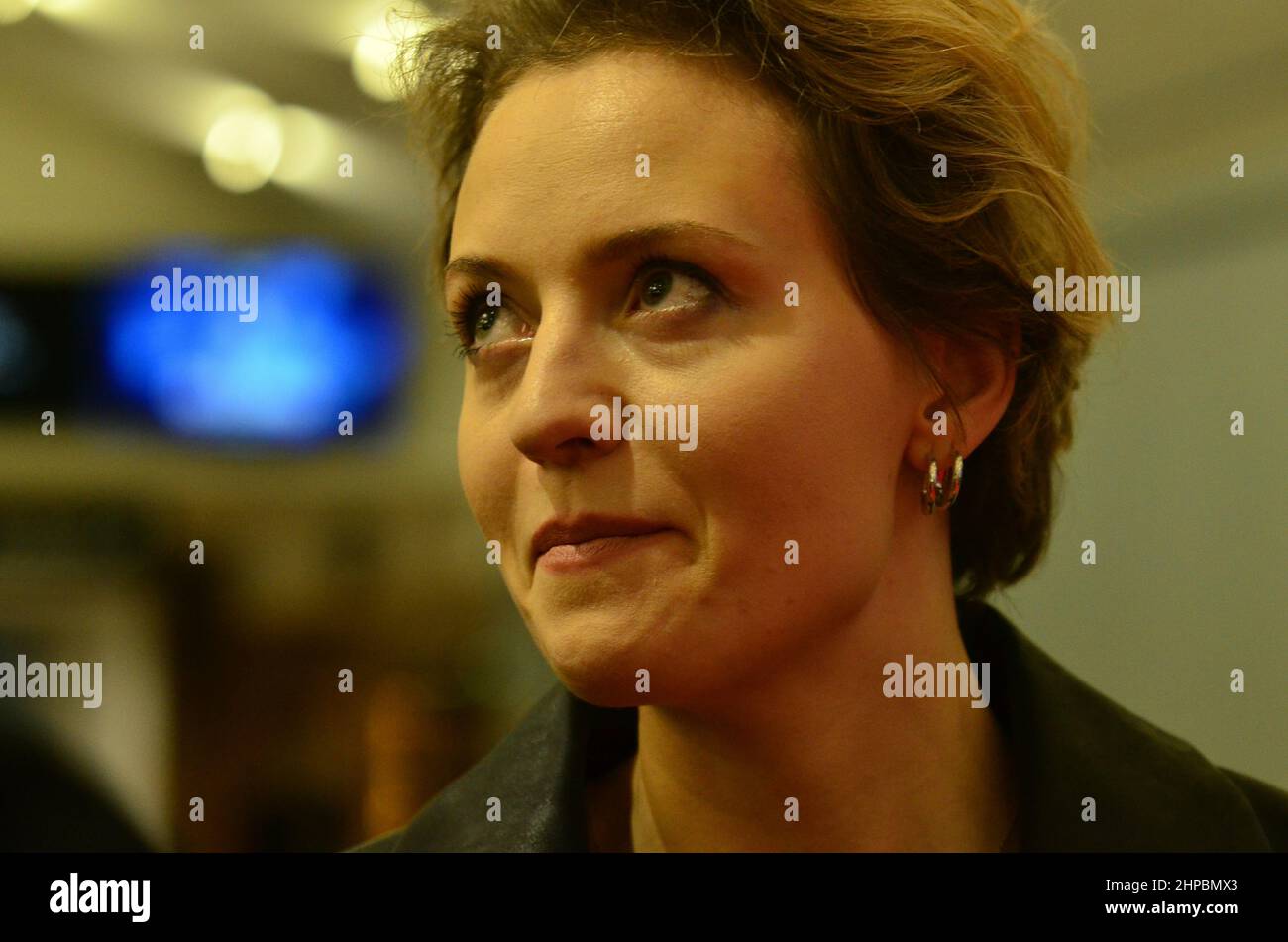 Premiere of 'When She Comes'.Cinema center October, new. Arbat, Moscow ...