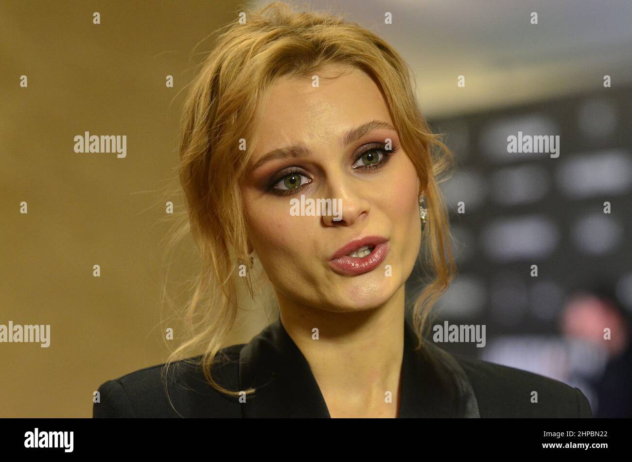 Premiere of 'When She Comes'.Cinema center October, new. Arbat, Moscow ...