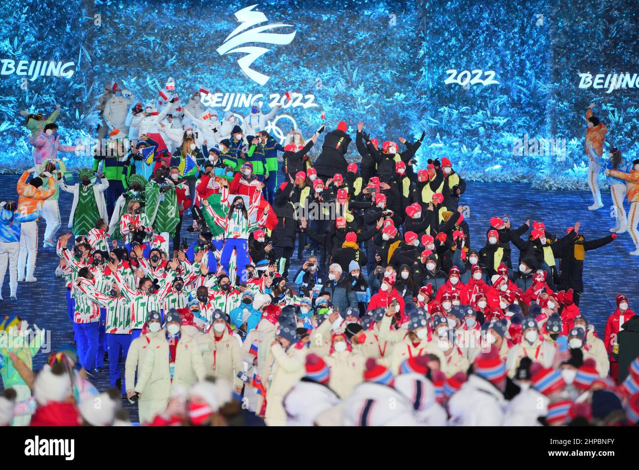 Beijing, China. 20th Feb, 2022. Caption: Olympics, closing ceremony of ...