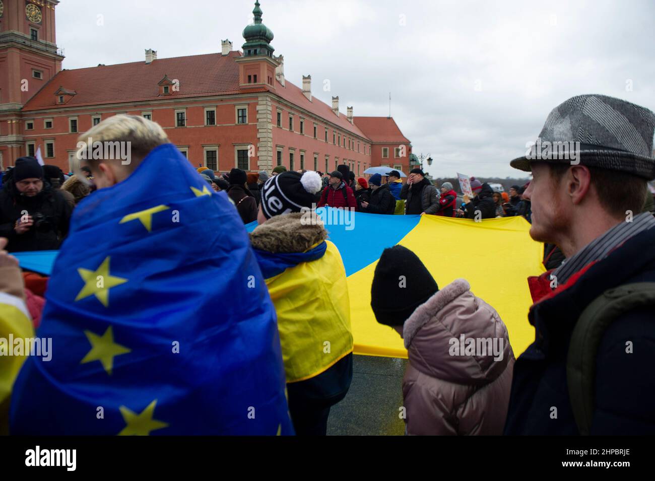Solidarnosc flags hi-res stock photography and images - Alamy