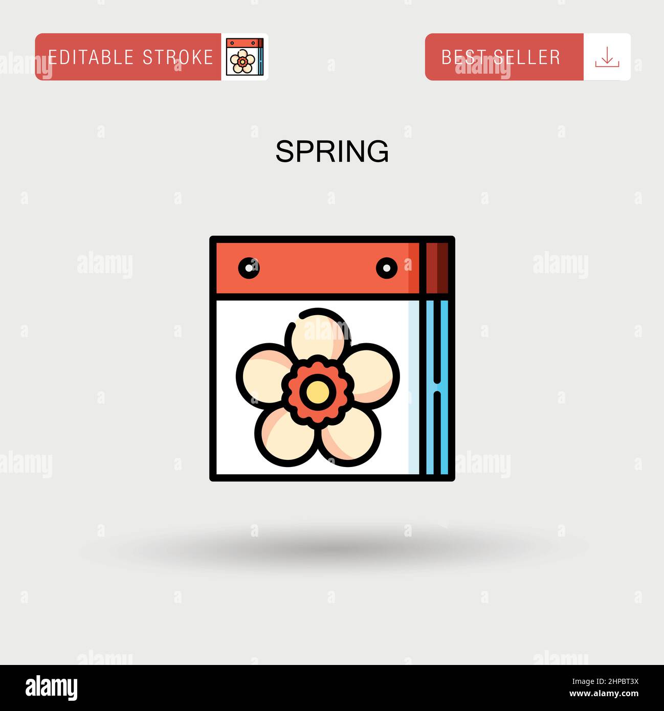 Beautiful spring nature Stock Vector Images - Alamy