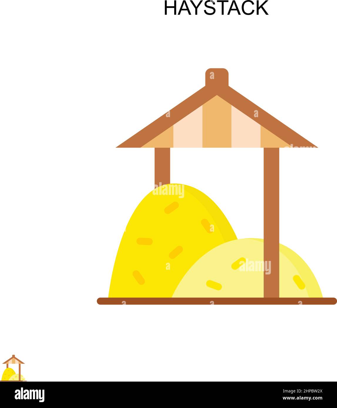 Hay stack studio Stock Vector Images - Alamy