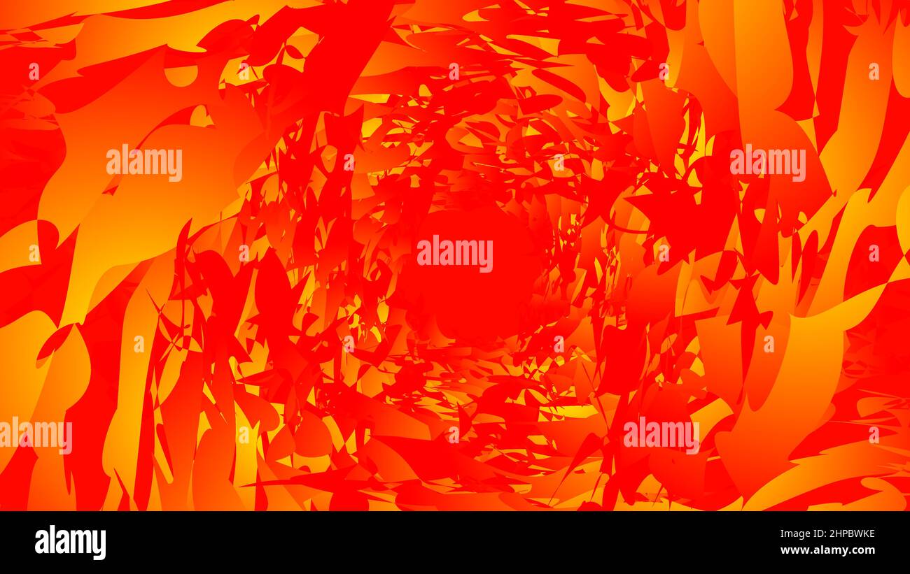 Red abstract wave curves Stock Vector Images - Alamy