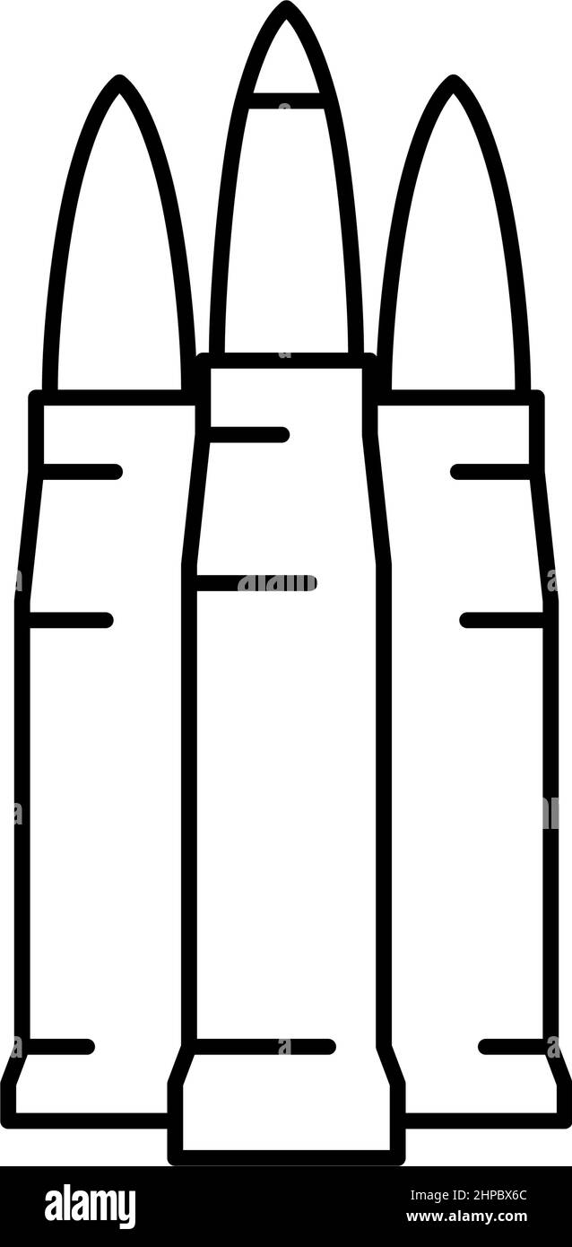 Armor piercing bullets Stock Vector Images - Alamy