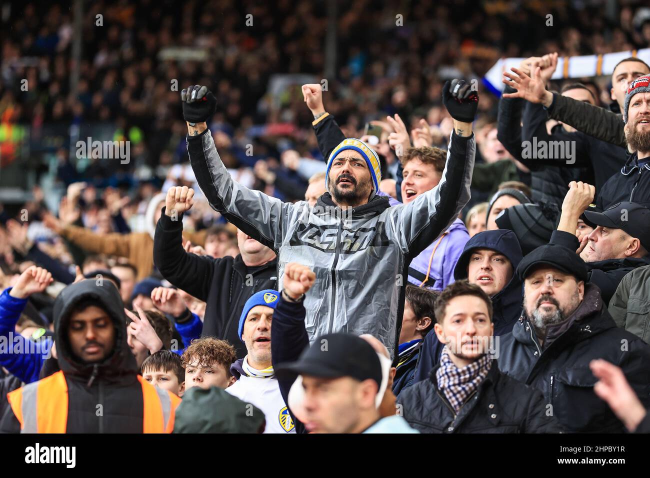 Leeds united fans hi-res stock photography and images - Alamy