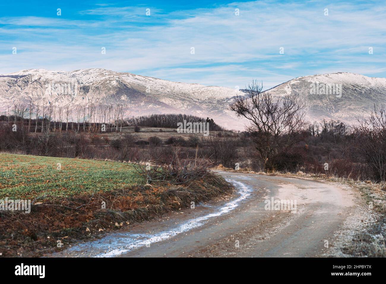 Landscape scenery of Dry Mountain in Eastern Serbia Stock Photo - Alamy