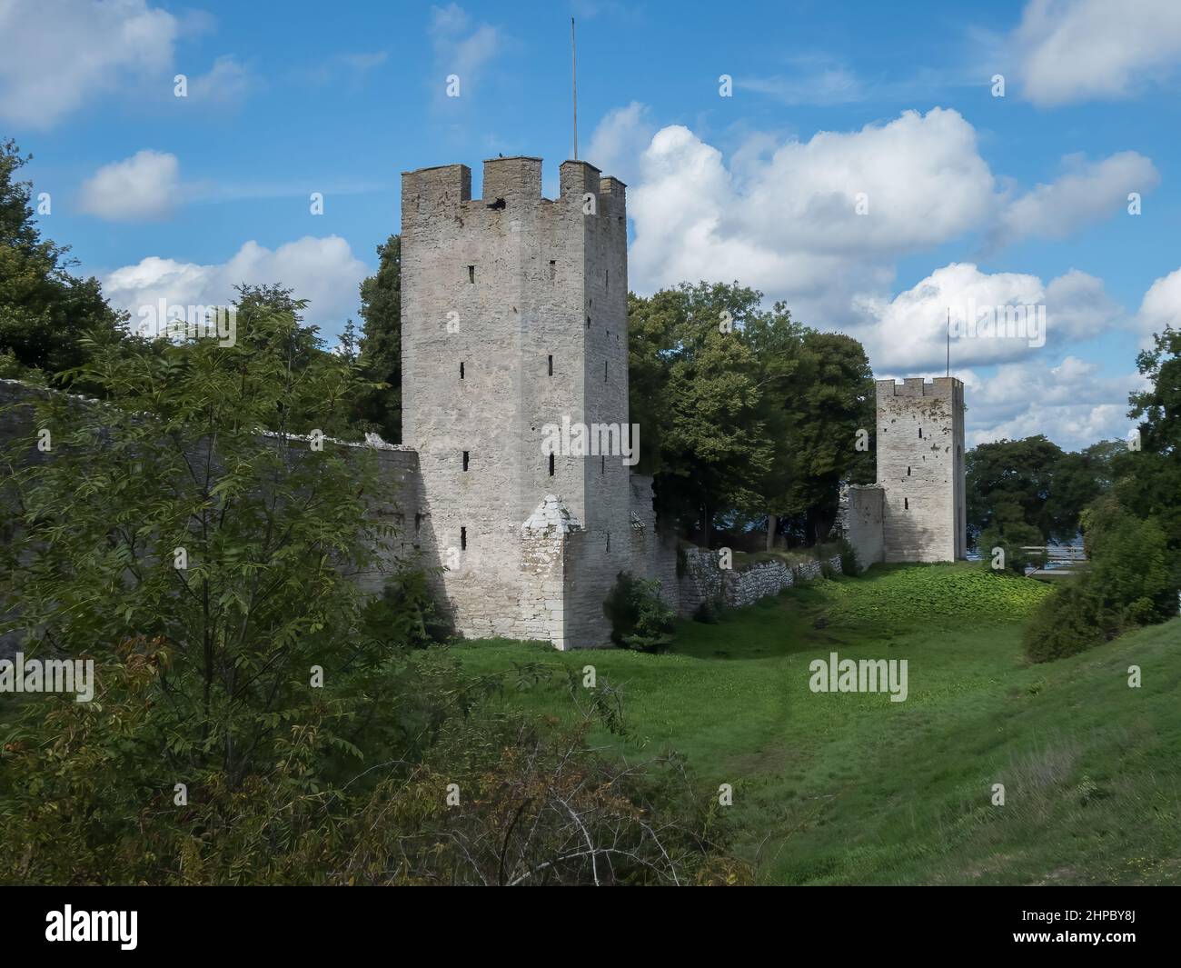 Langa Lisa and Saint George Gateway, medieval towers in the City wall ...