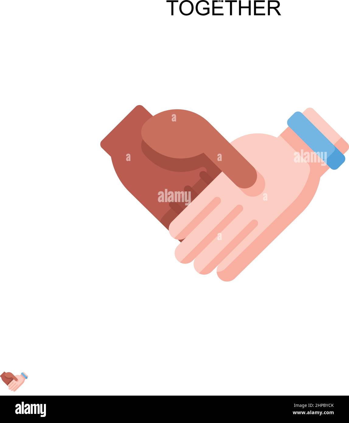 Teamwork unity Stock Vector Images - Alamy