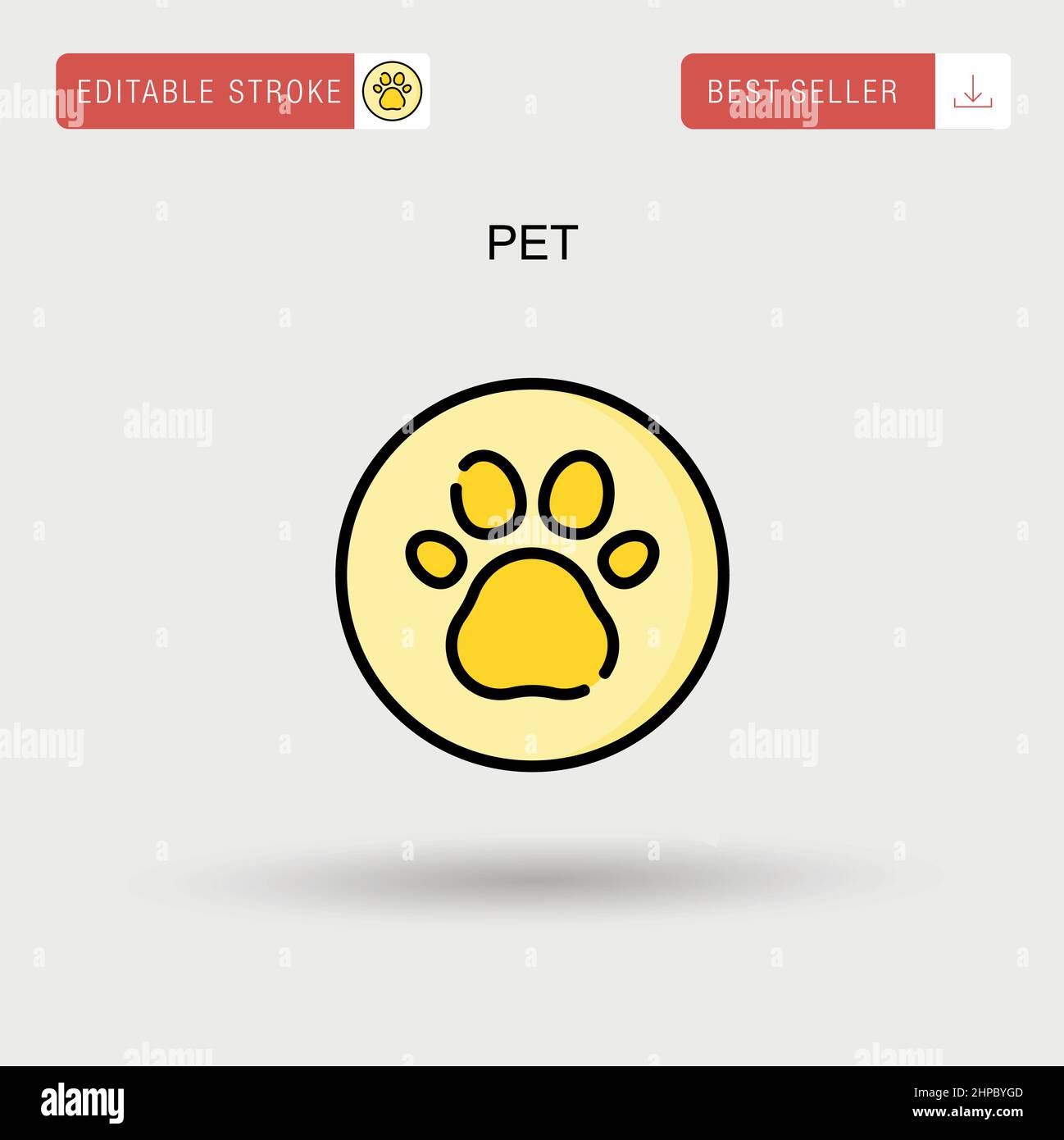 Pet Simple vector icon Stock Vector Image & Art - Alamy