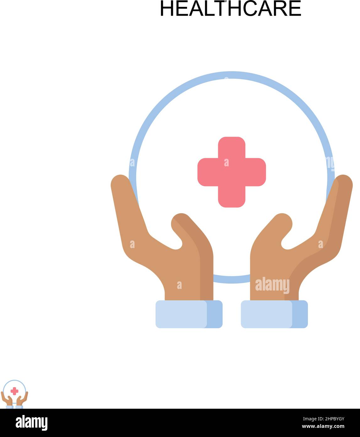 Care health healthcare icon hi-res stock photography and images - Alamy