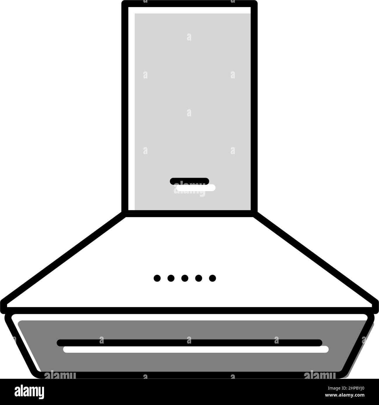cooker hood color icon vector illustration Stock Vector Image & Art - Alamy