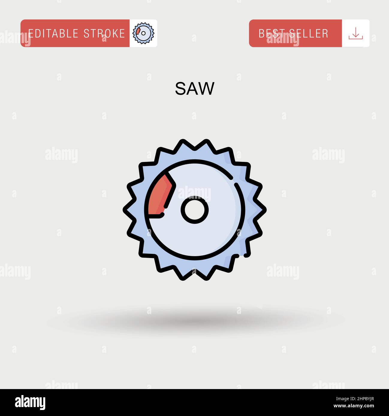 Circular saw logo Stock Vector Images - Alamy