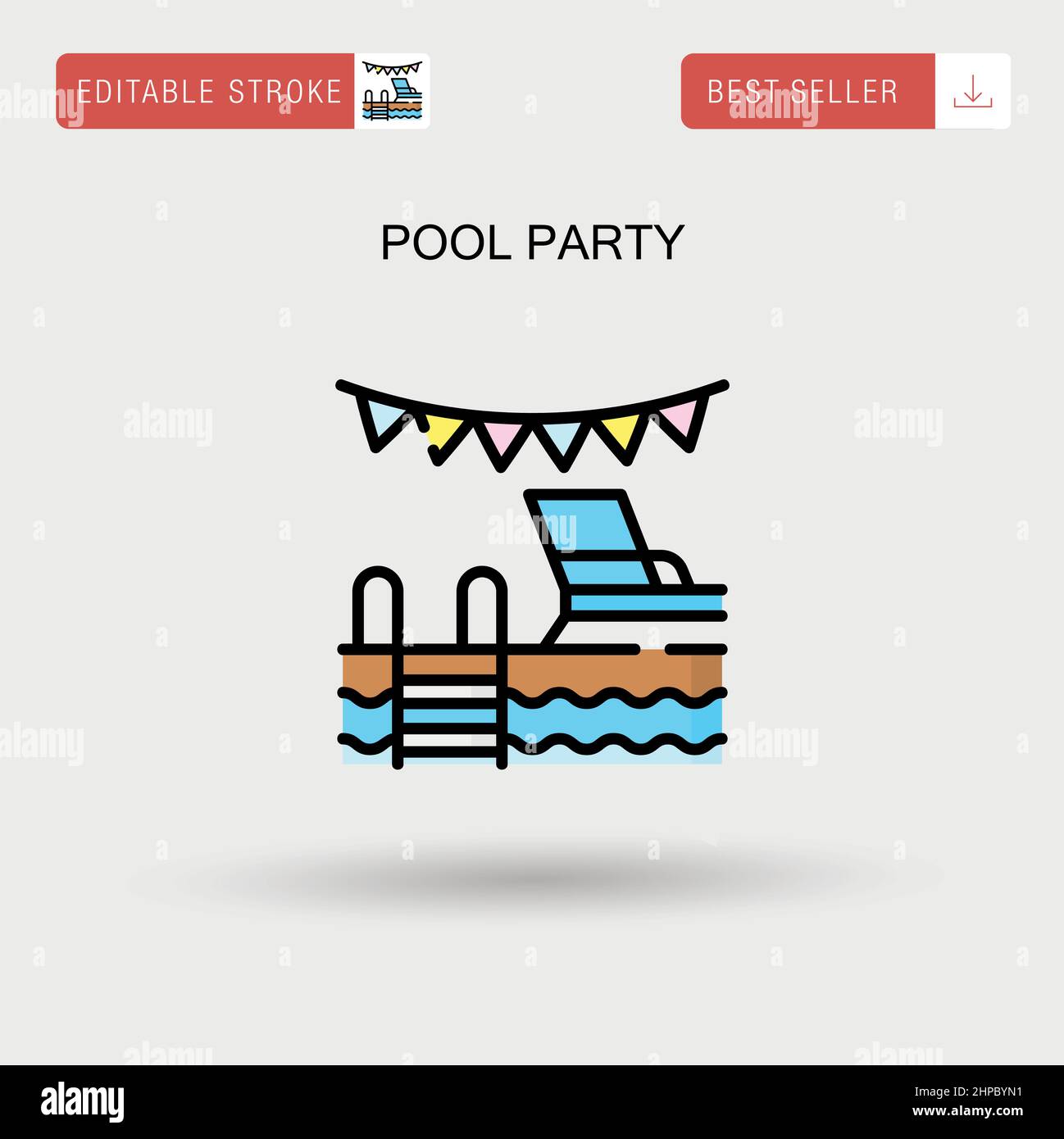 Pool party invitation hi-res stock photography and images - Alamy