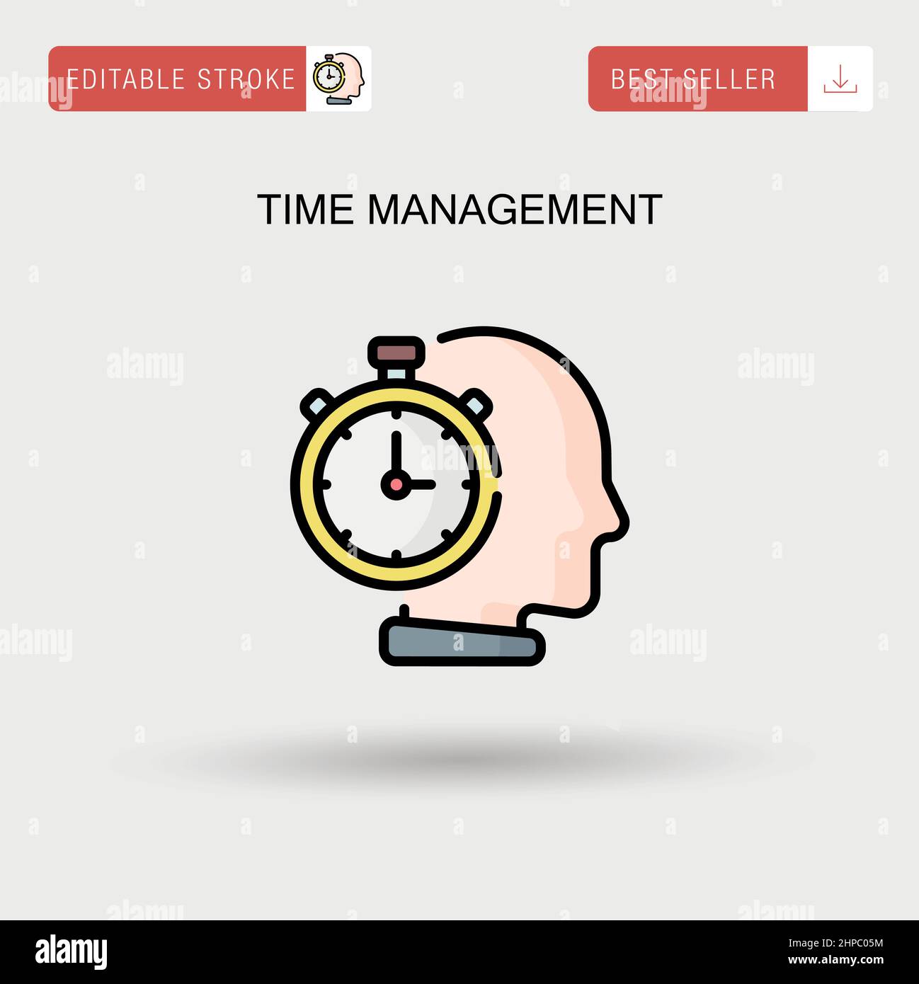 Time management icon symbol hi-res stock photography and images - Alamy