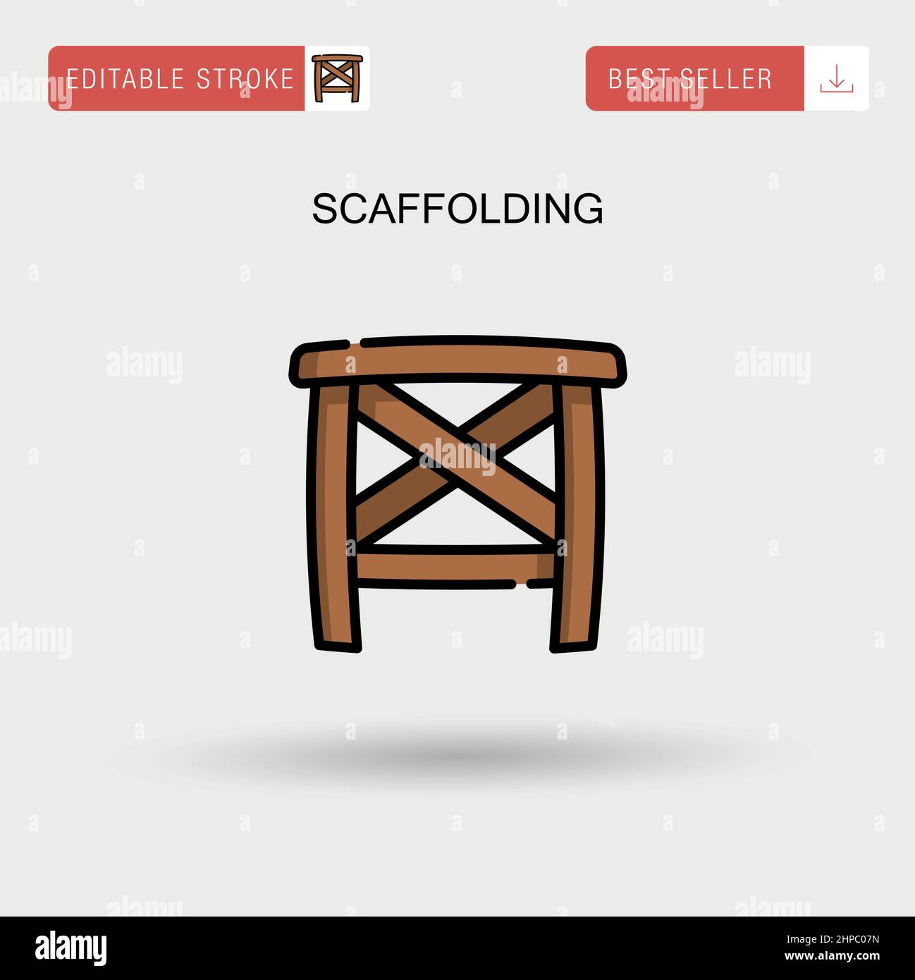 Building scaffolding construction Stock Vector Images - Alamy