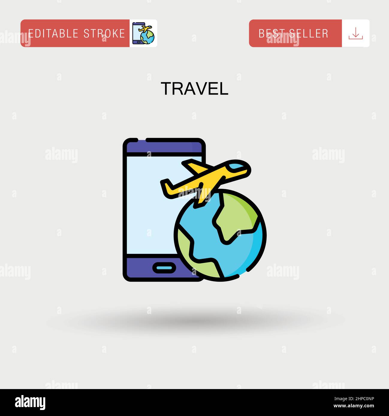 Travel Simple vector icon Stock Vector Image & Art - Alamy
