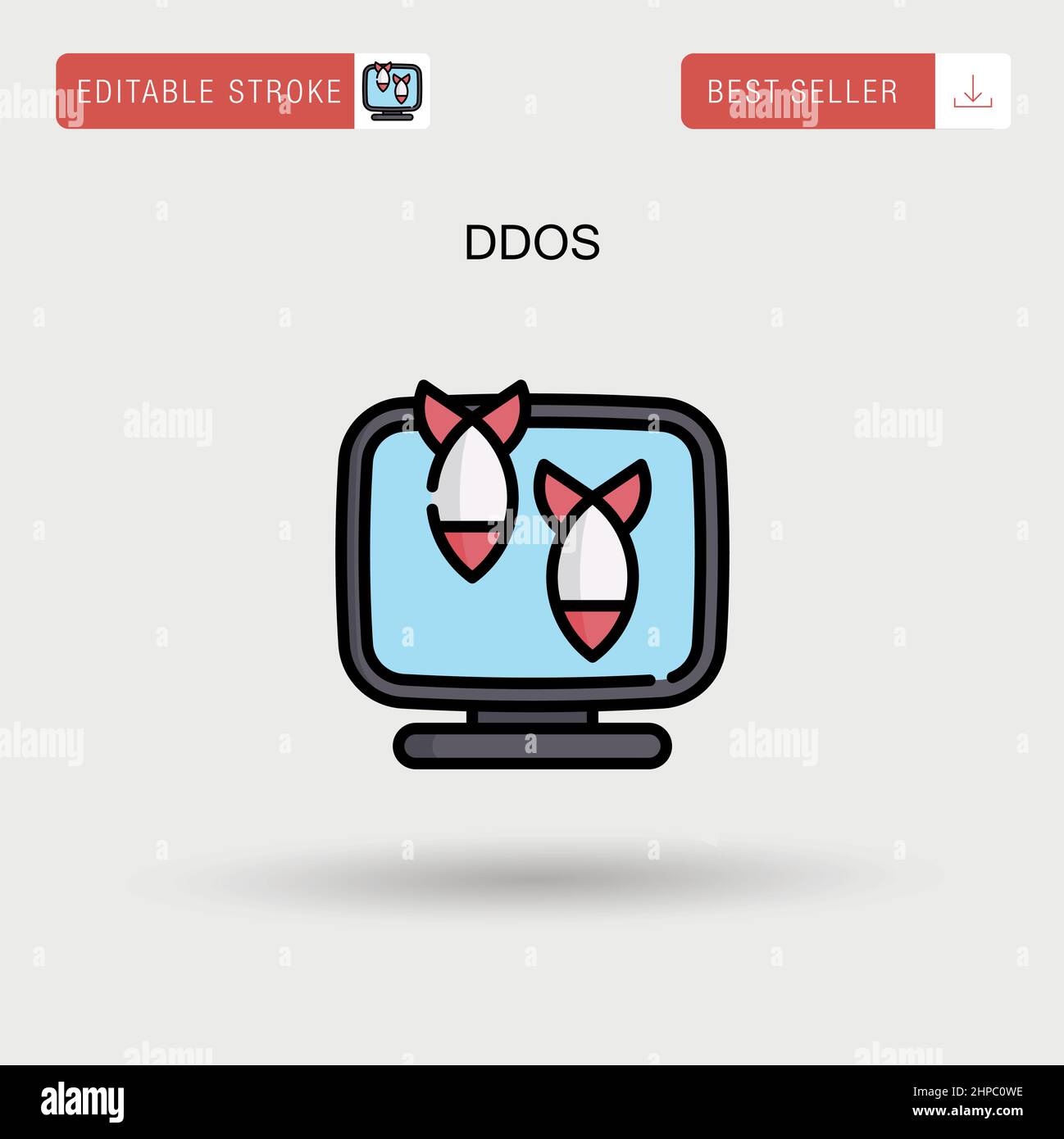 Ddos attack background Stock Vector Images - Alamy