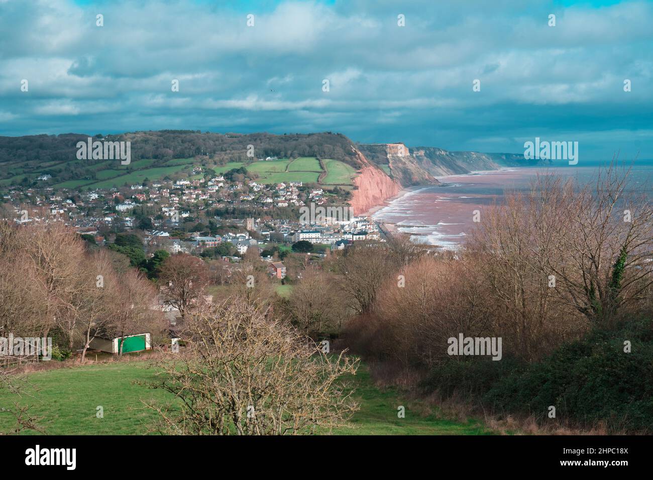 Devon sidmouth view hi-res stock photography and images - Alamy