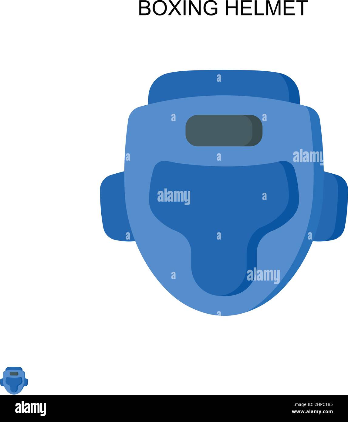 Fighter protective helmet box Stock Vector Images - Alamy
