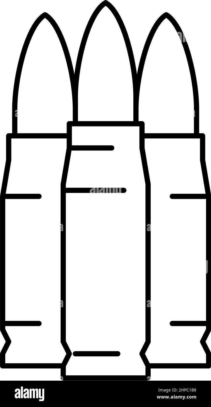 boat tail bullet line icon vector illustration Stock Vector Image & Art ...