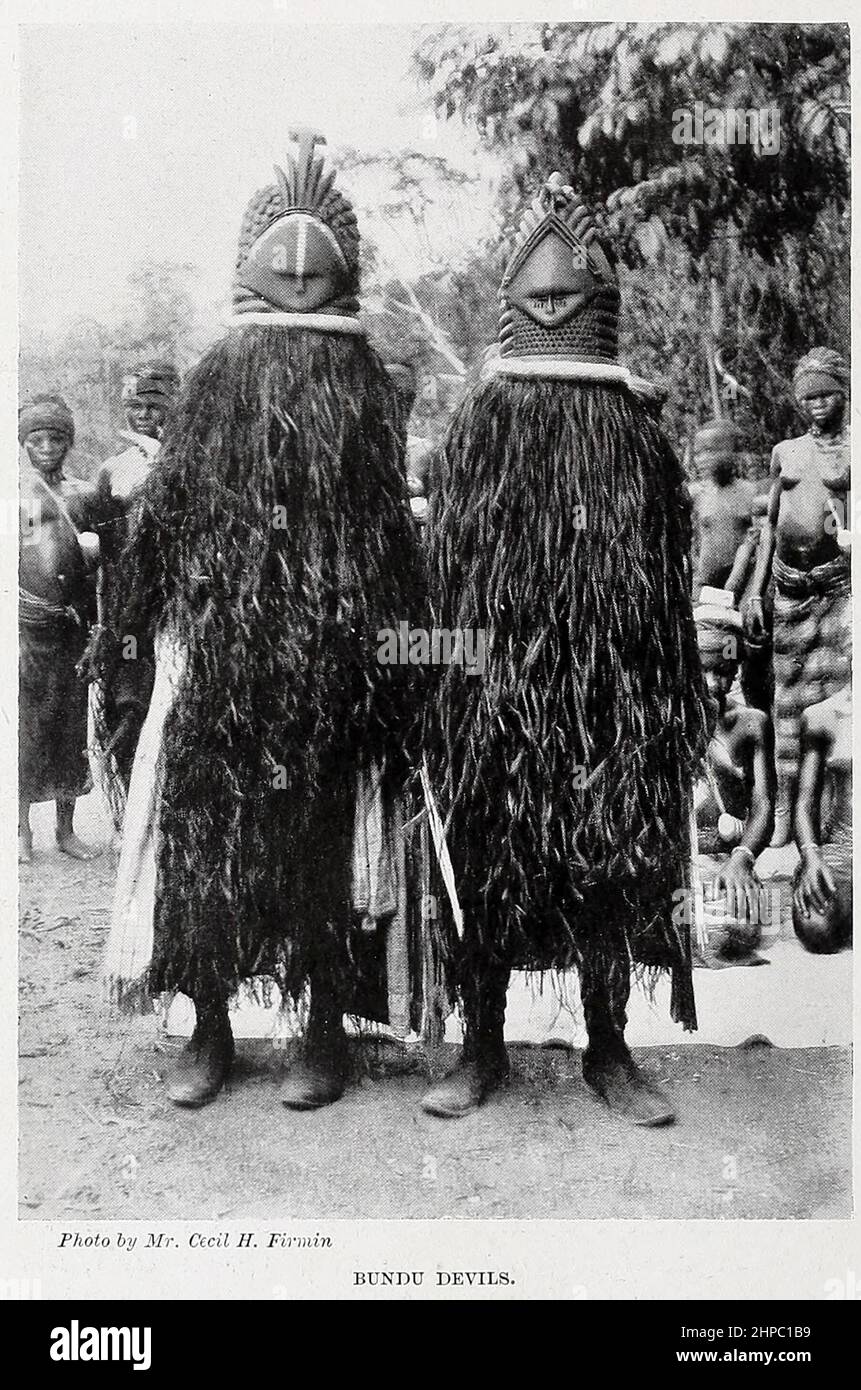 BUNDU DEVILS (Senegal) from the book ' The living races of mankind ' a ...