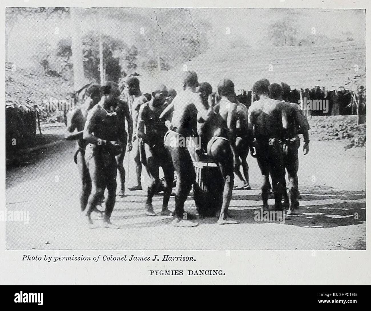 Pygmy Dancing from the book ' The living races of mankind ' a popular ...
