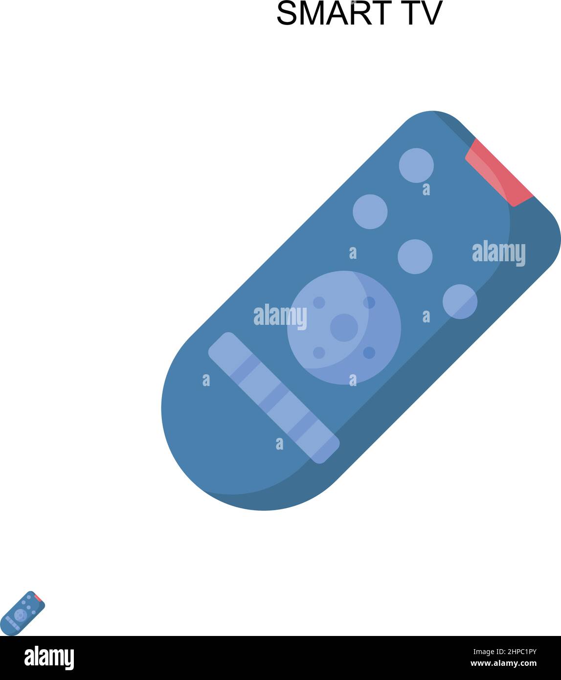 Smart tv Simple vector icon. Illustration symbol design template for ...