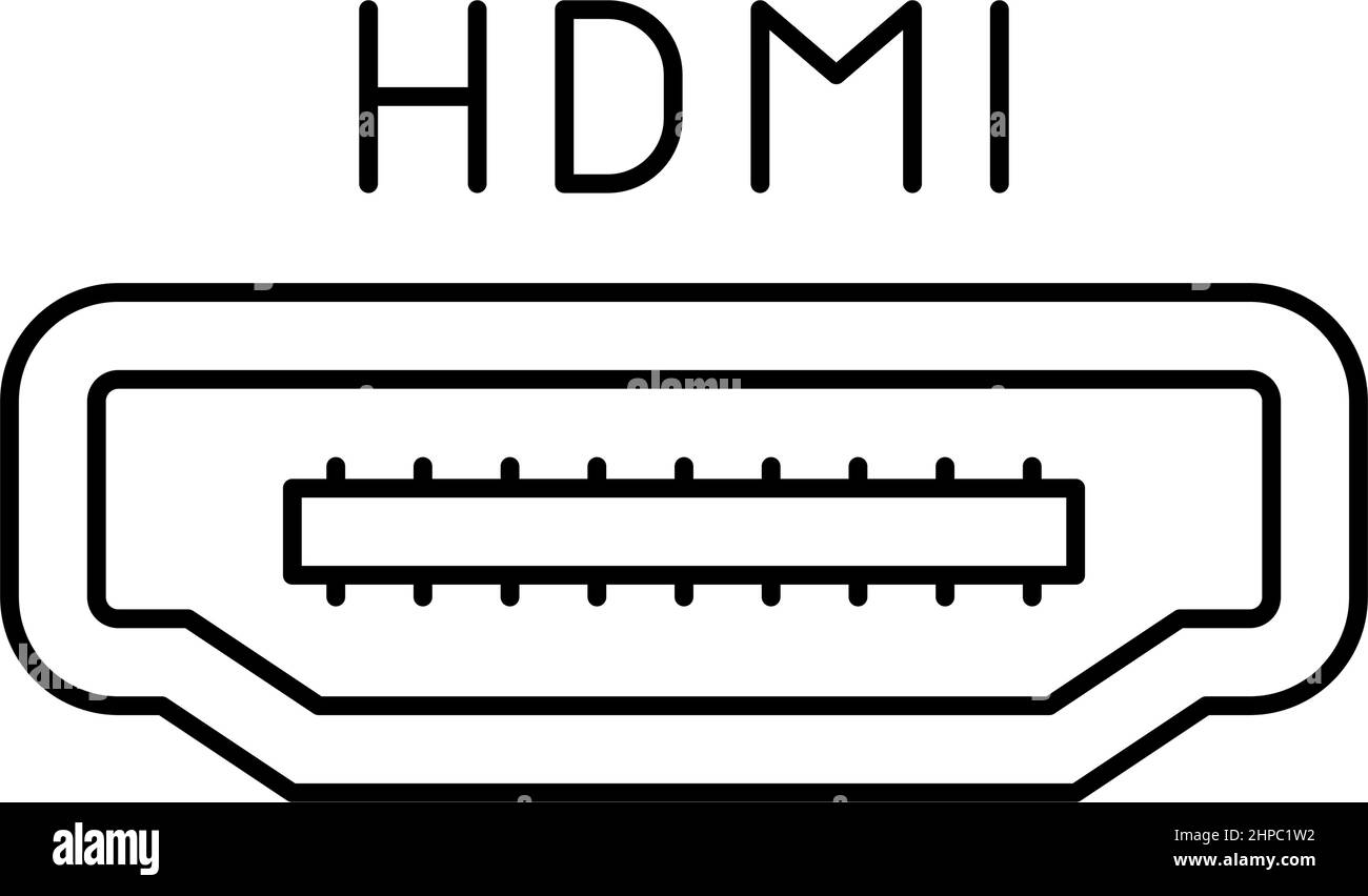 Hdmi port Black and White Stock Photos & Images - Alamy