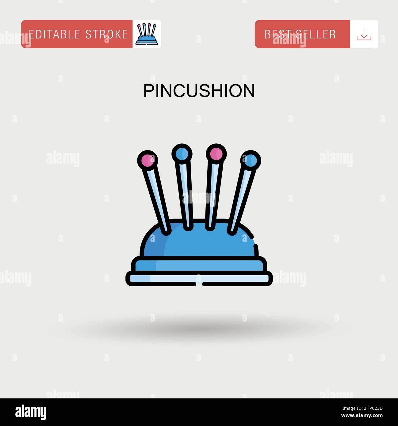 Pincushion protea flower Stock Vector Images - Alamy