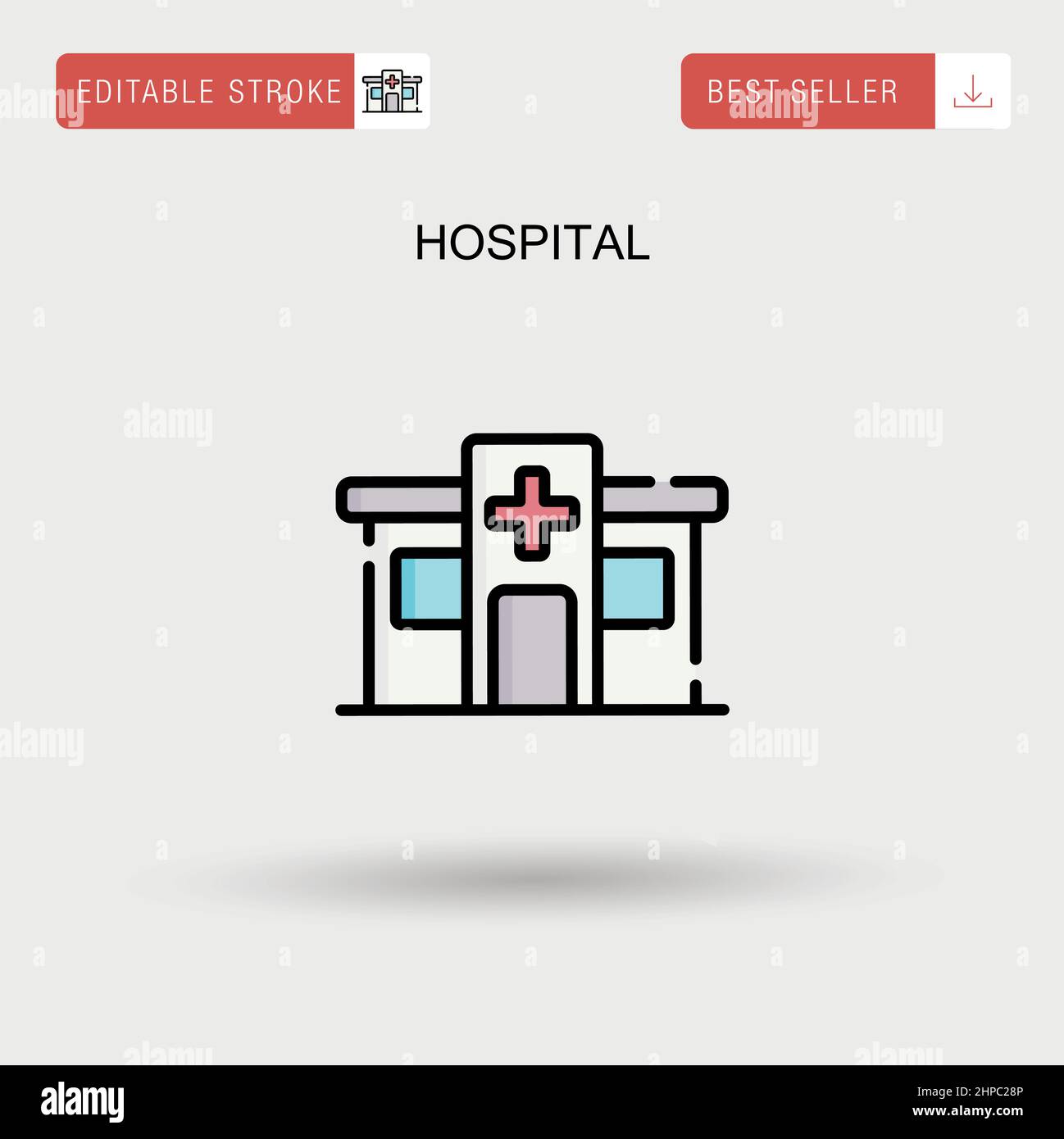 Hospital room bed patient modern Stock Vector Images - Alamy