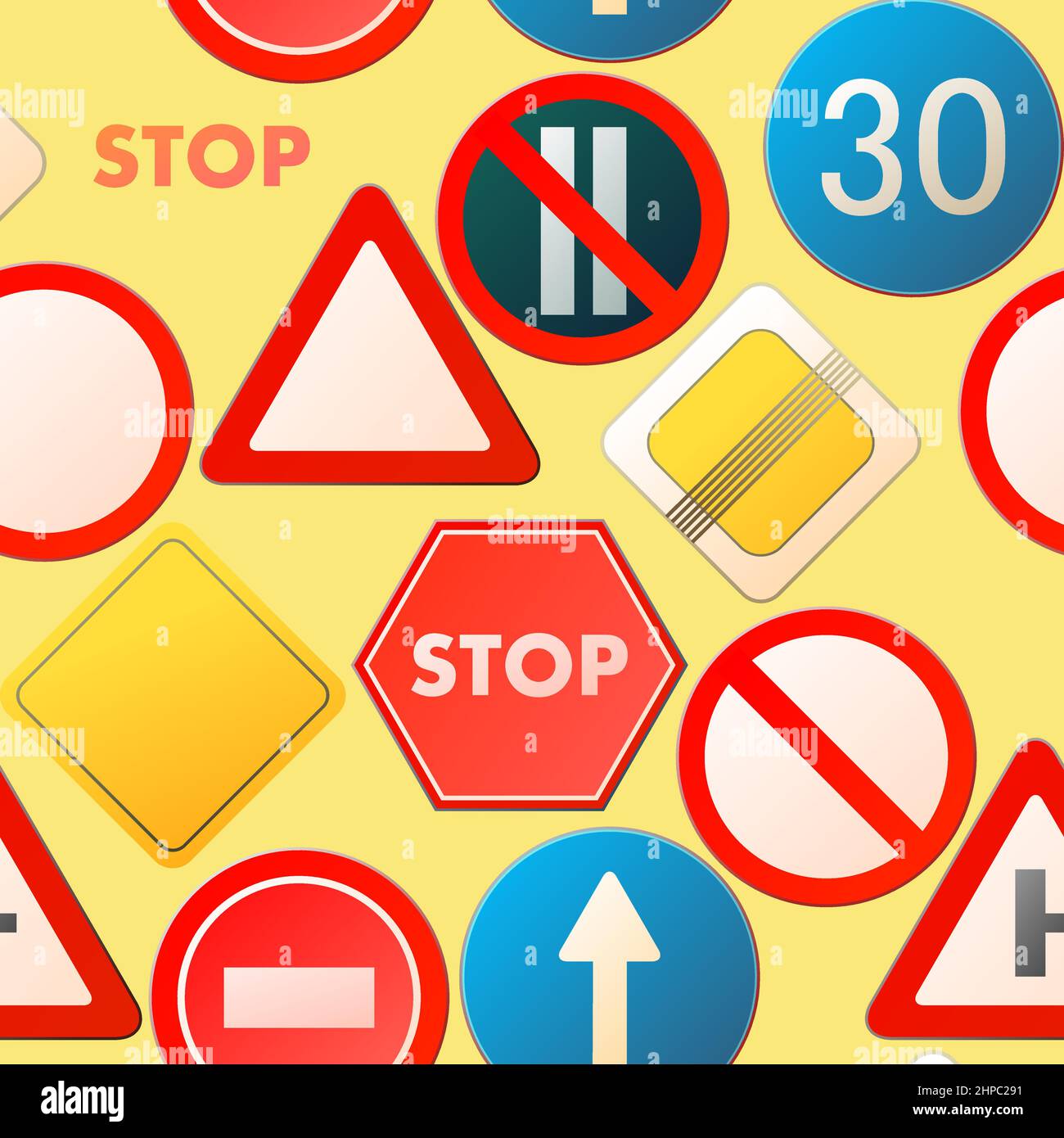 Funny Cartoon Highway Signs