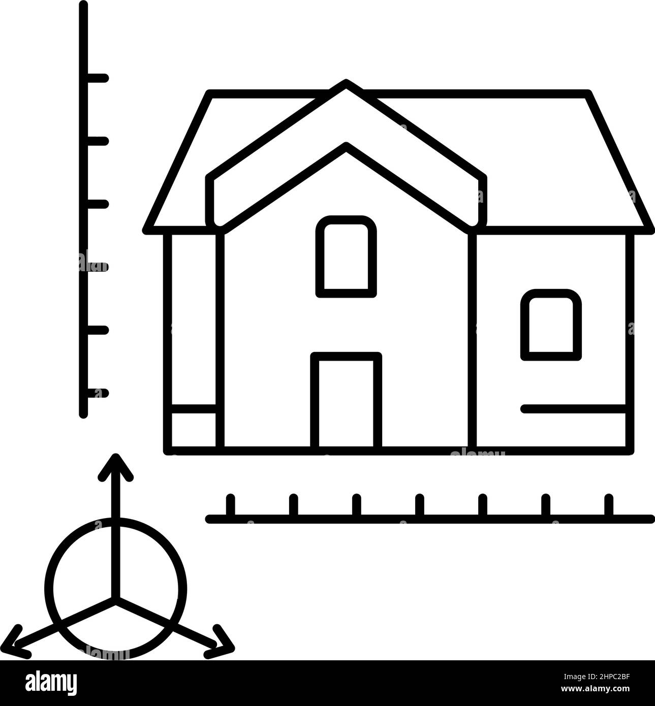 house construction modeling line icon vector illustration Stock Vector ... house construction modeling line icon vector illustration Stock Vector ...