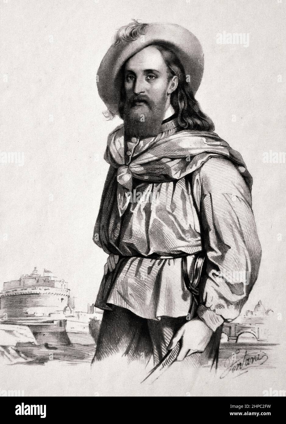 The dashing young Giuseppe Garibaldi ( Giuseppe Maria Garibaldi 1807 ...